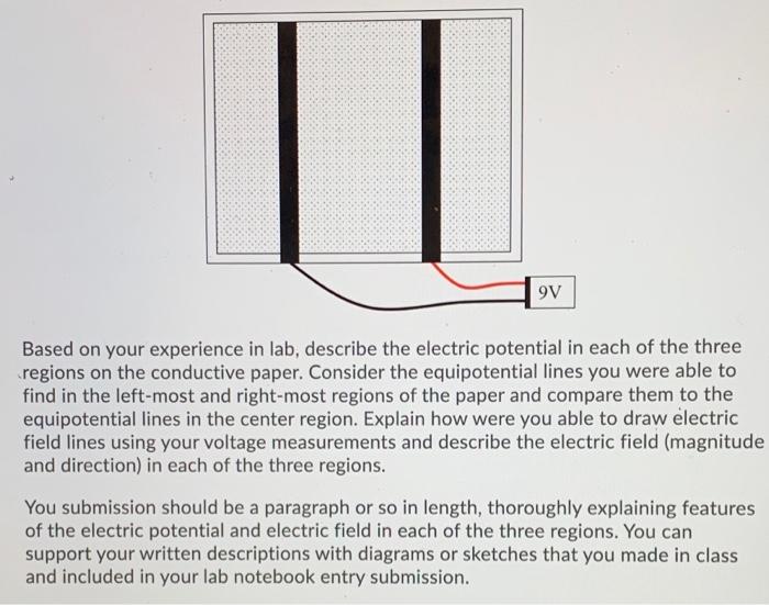Solved In lab this week we applied a voltage difference | Chegg.com