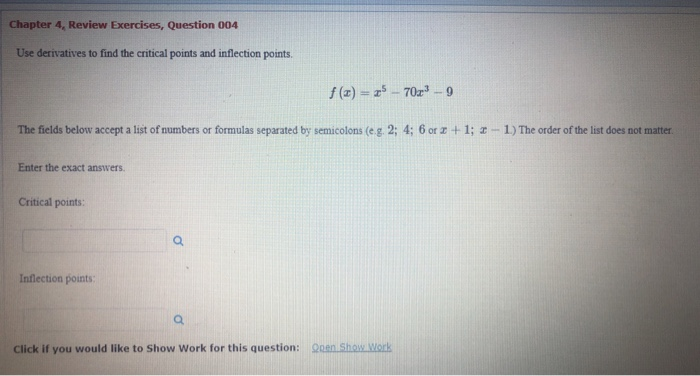 Solved Chapter 4, Review Exercises, Question 004 Use | Chegg.com