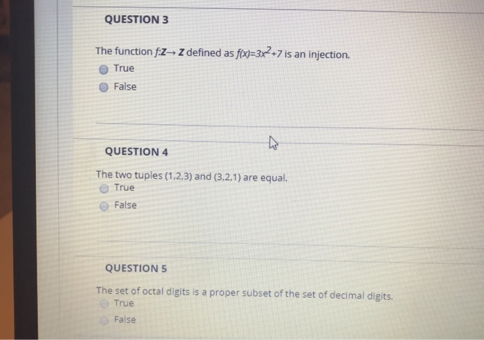 Solved Question 1 For The The Function Fr— R Defined As