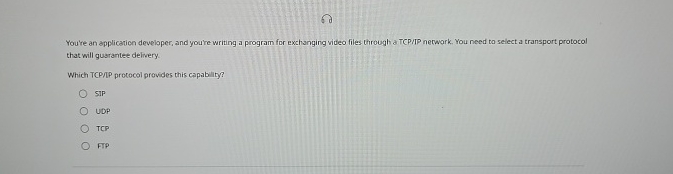 Solved You're an application developer, and you're writing a | Chegg.com