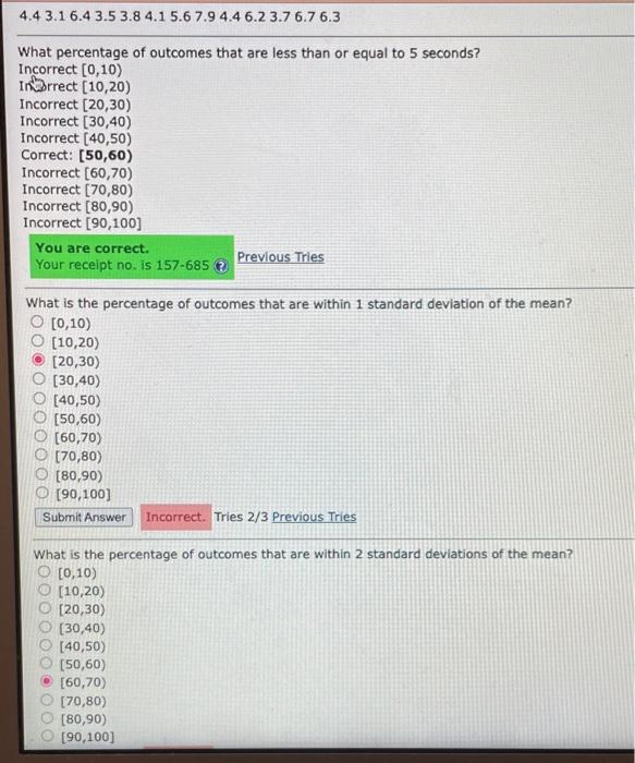Solved data set (in order): | Chegg.com