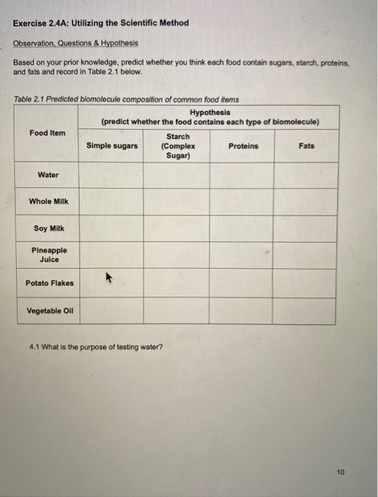 Solved Exercise 2.4 Identifying Organic Molecules using | Chegg.com