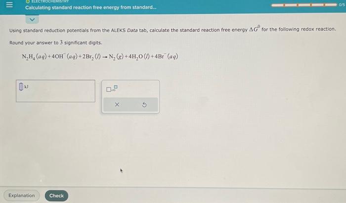Solved Using standard reduction potentials from the ALEKS | Chegg.com