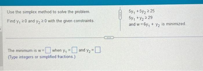 Use the simplex method to solve the problem. Find | Chegg.com