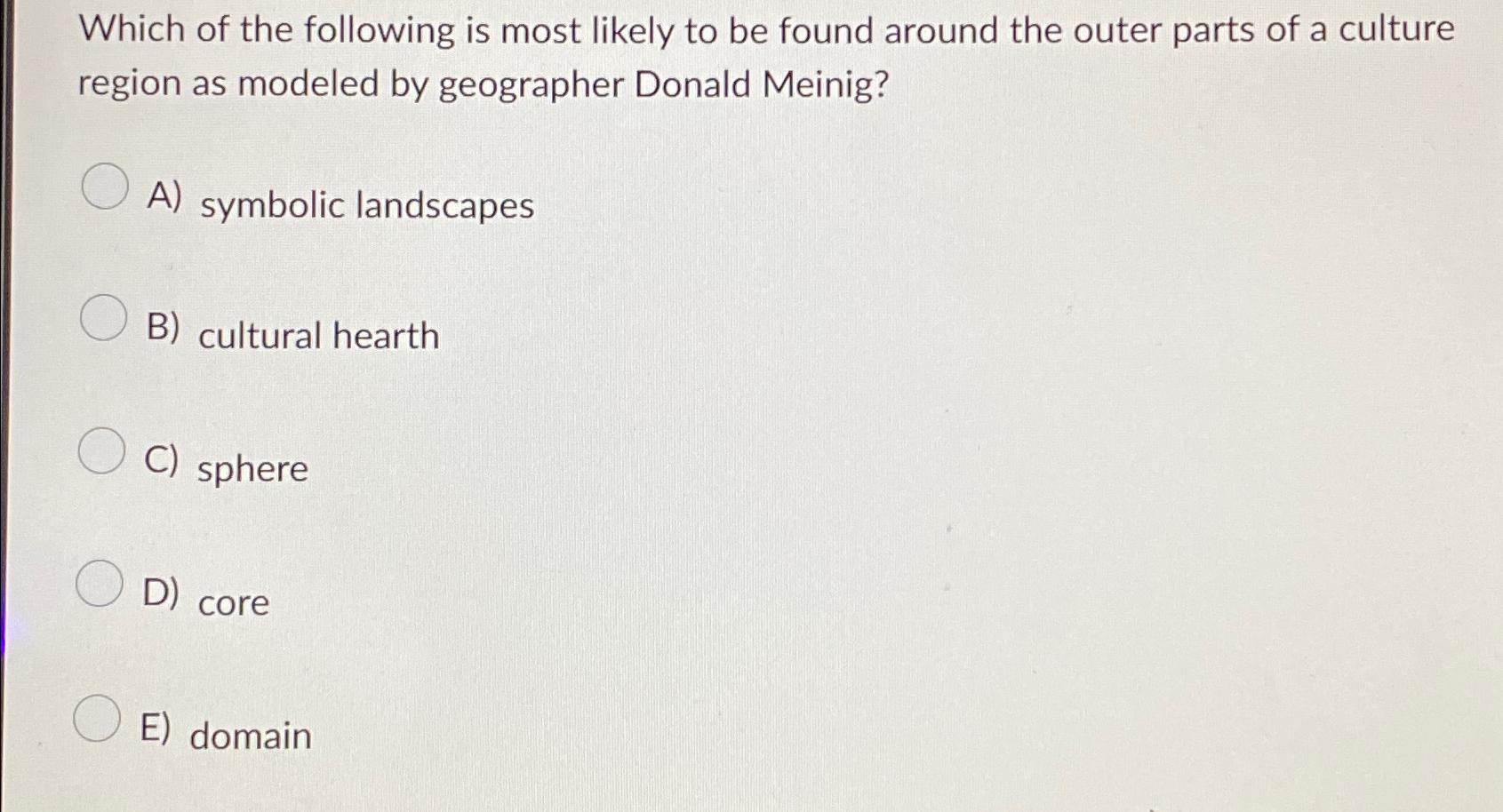 Solved Which of the following is most likely to be found | Chegg.com