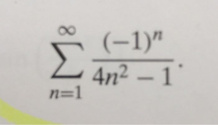 Solved Sum the seriesHint: Expand sin(x) in a cosine series | Chegg.com