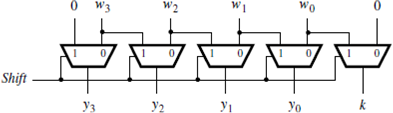 Solved: Design a shifter circuit, similar to the one in Figure ...