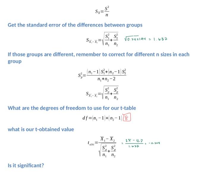 Solved hi i need help understanding how to calculate effect | Chegg.com