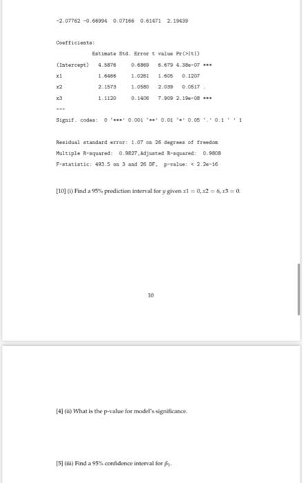 Solved 3. Suppose a linear regression model y= Bo+B1X1 + | Chegg.com