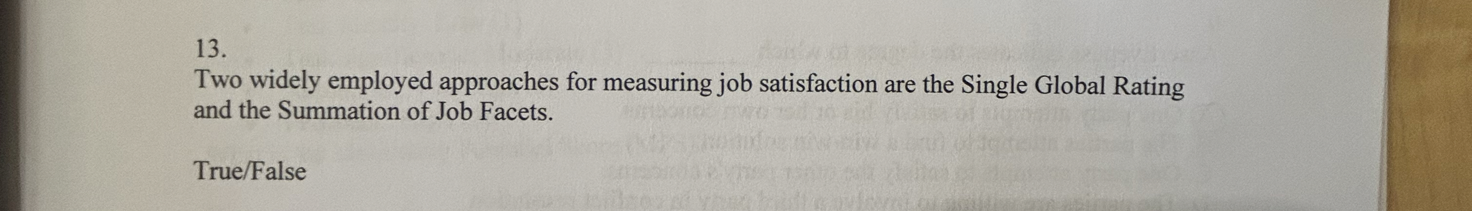 Solved Two widely employed approaches for measuring job | Chegg.com