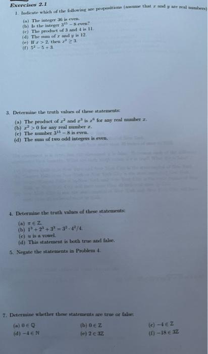 Solved Exercises 2.1 (a) The integer Ke is reve. (b) Is the | Chegg.com