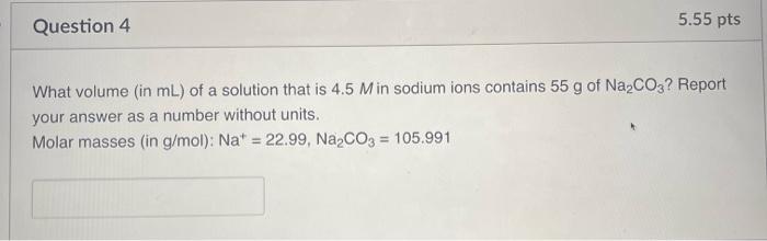 Solved What volume (in mL ) of a 0.45M solution of H3PO4 is | Chegg.com