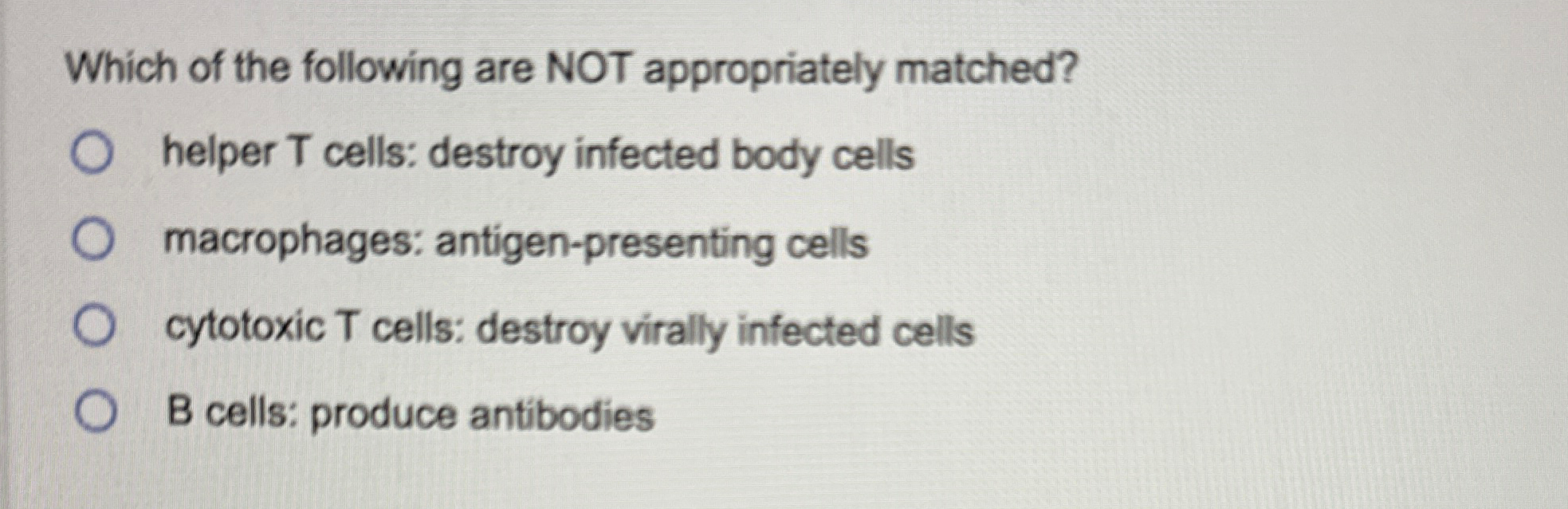 Solved Which of the following are NOT appropriately | Chegg.com