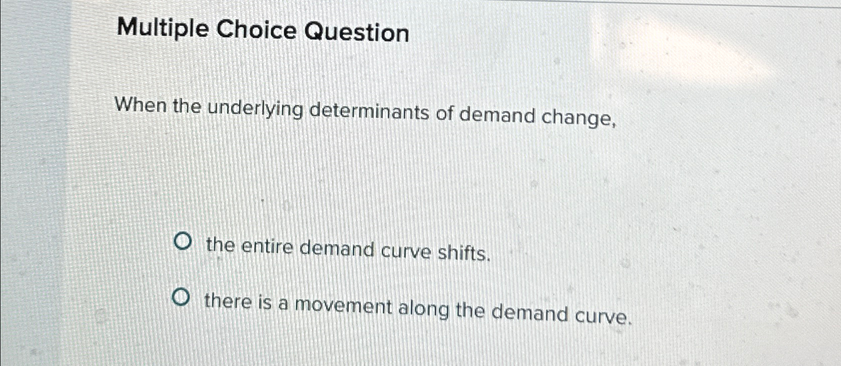 Solved Multiple Choice QuestionWhen the underlying | Chegg.com Solved Multiple Choice QuestionWhen the underlying | Chegg.com