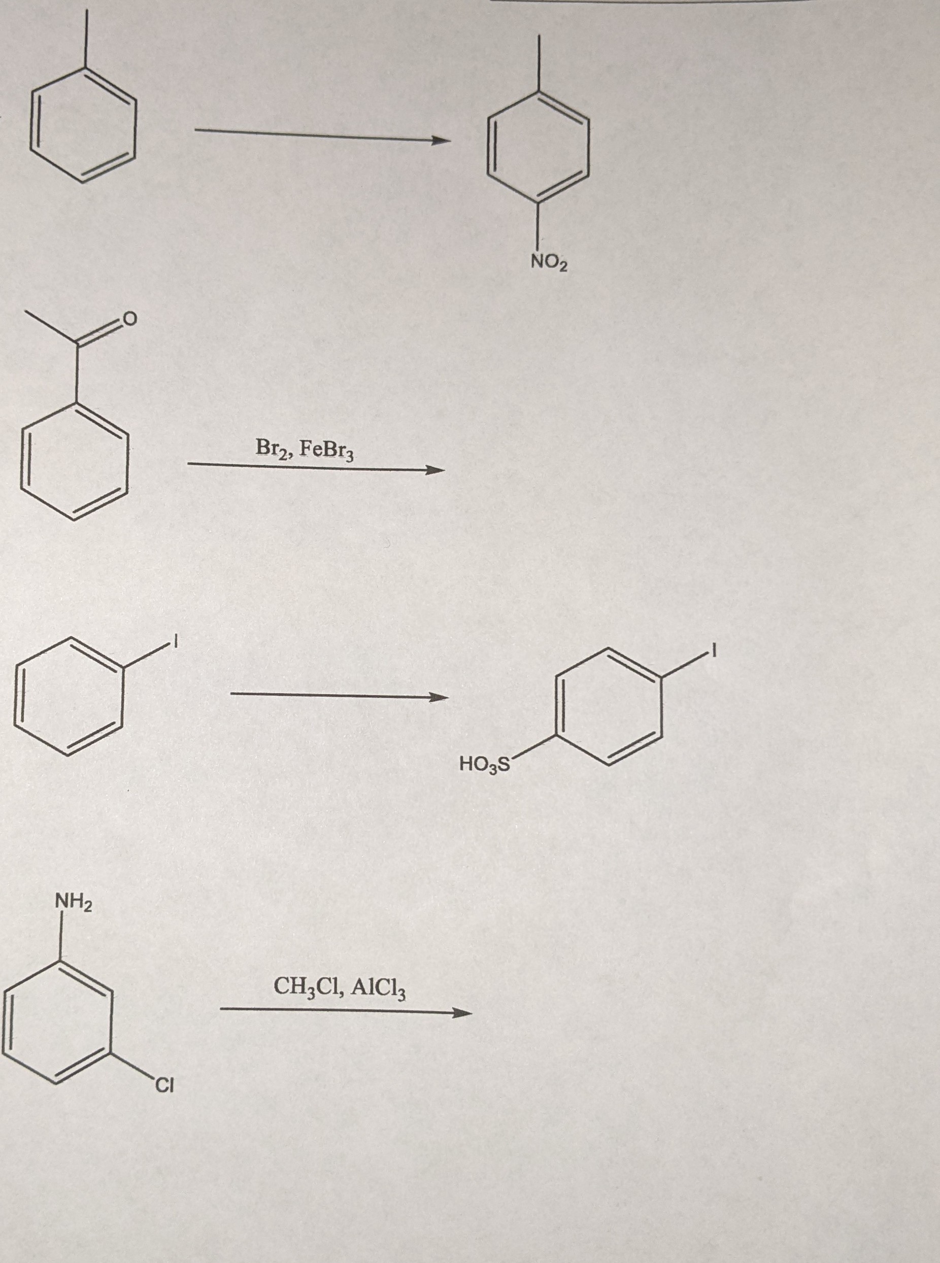 Solved For each reaction below, provide the missing | Chegg.com