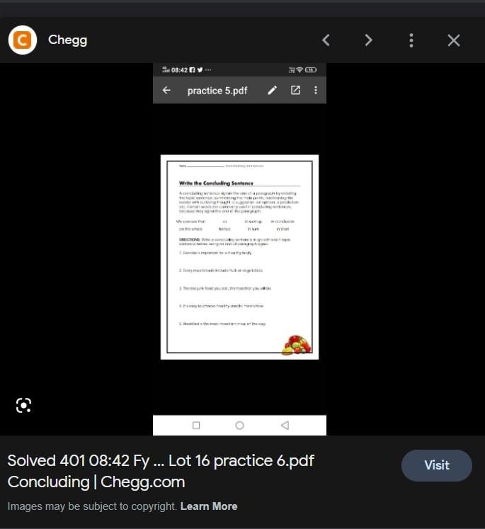 \{0. प o Solved 401 08:42 Fy ... Lot 16 practice | Chegg.com