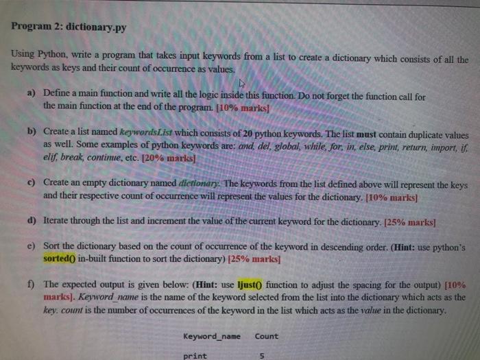 Solved Program 1: sets.py a) Prompt the user to enter an | Chegg.com