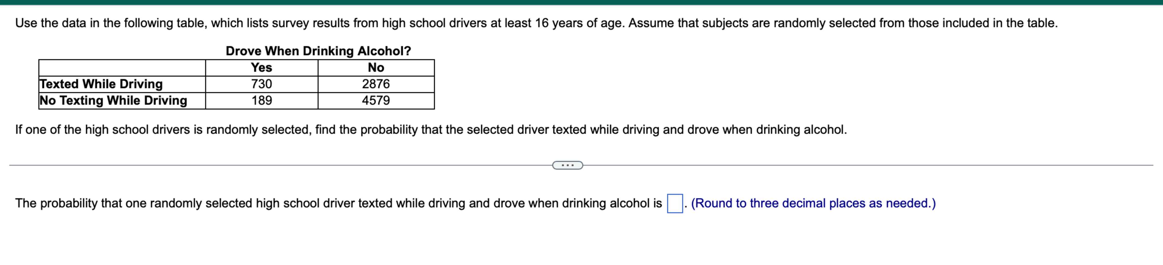 Solved Use the data in the following table, which lists | Chegg.com
