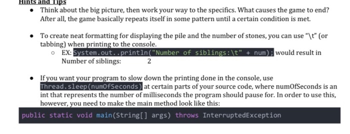 Solved Requirements You will implement Nim in a Java program | Chegg.com