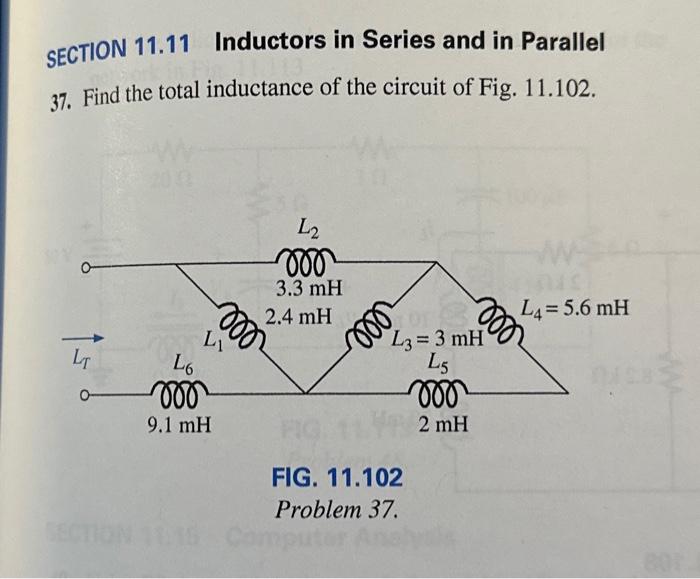 Solved Section 11 11 Inductors In Series And In Parallel 37