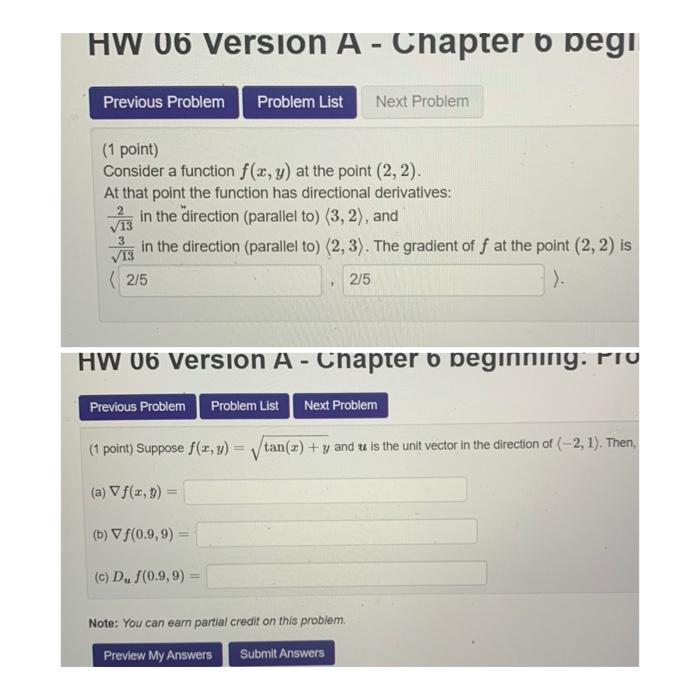 Solved HW 06 Version A - Chapter 6 pegi Previous Problem | Chegg.com