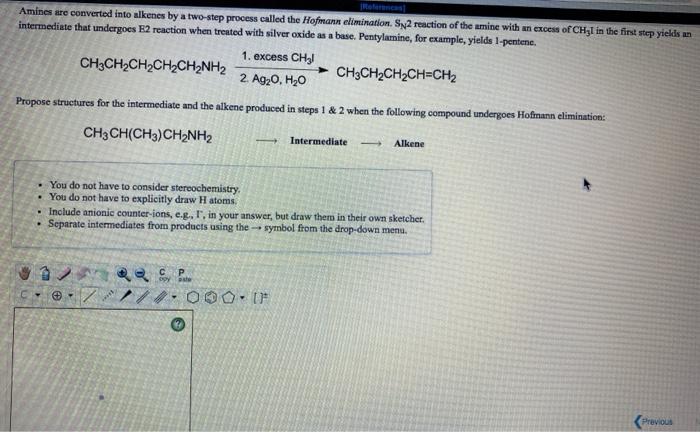 Solved Propose structures for the intermediate and the | Chegg.com