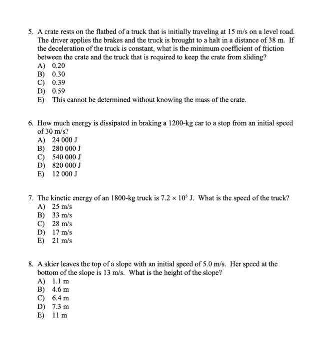 Solved Please show me how to solve these problems using the | Chegg.com