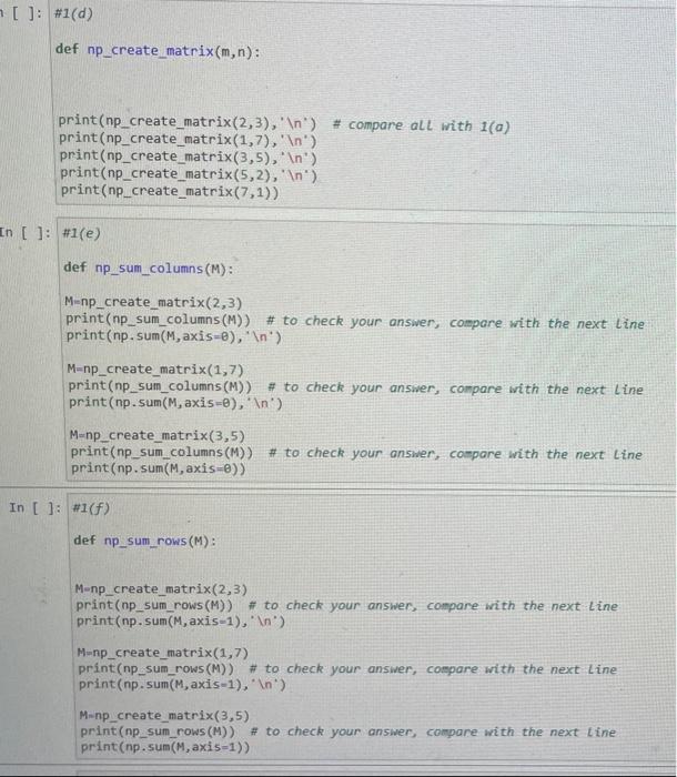 Solved 1. In this question we explore the differences | Chegg.com