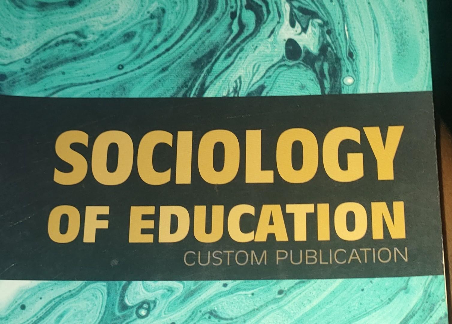 SOCIOLOGY OF EDUCATION Chegg sociology-of-education-chegg