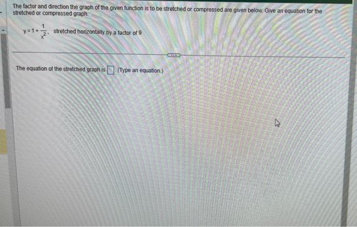 Solved The factor and direction the graph of the given | Chegg.com
