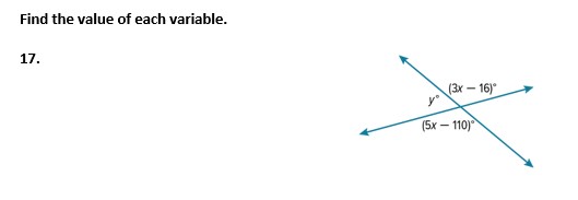 Solved Find the value of each variable. | Chegg.com