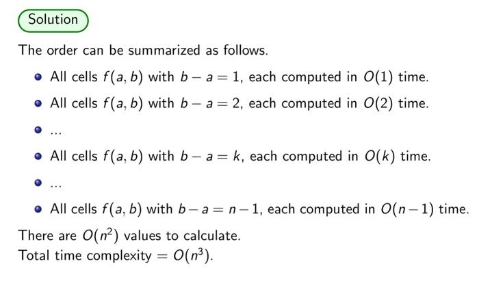 Solved The order can be summarized as follows. All cells | Chegg.com