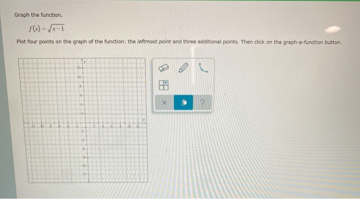 Solved Graph The Function F X X 1 Plot Four Points On
