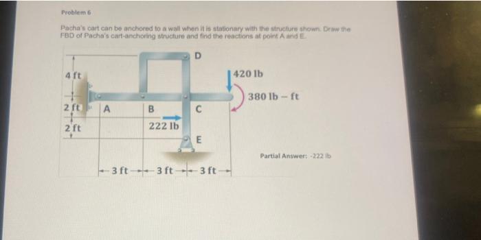 Solved Pacha's cart can be anchored to a wall when it is | Chegg.com