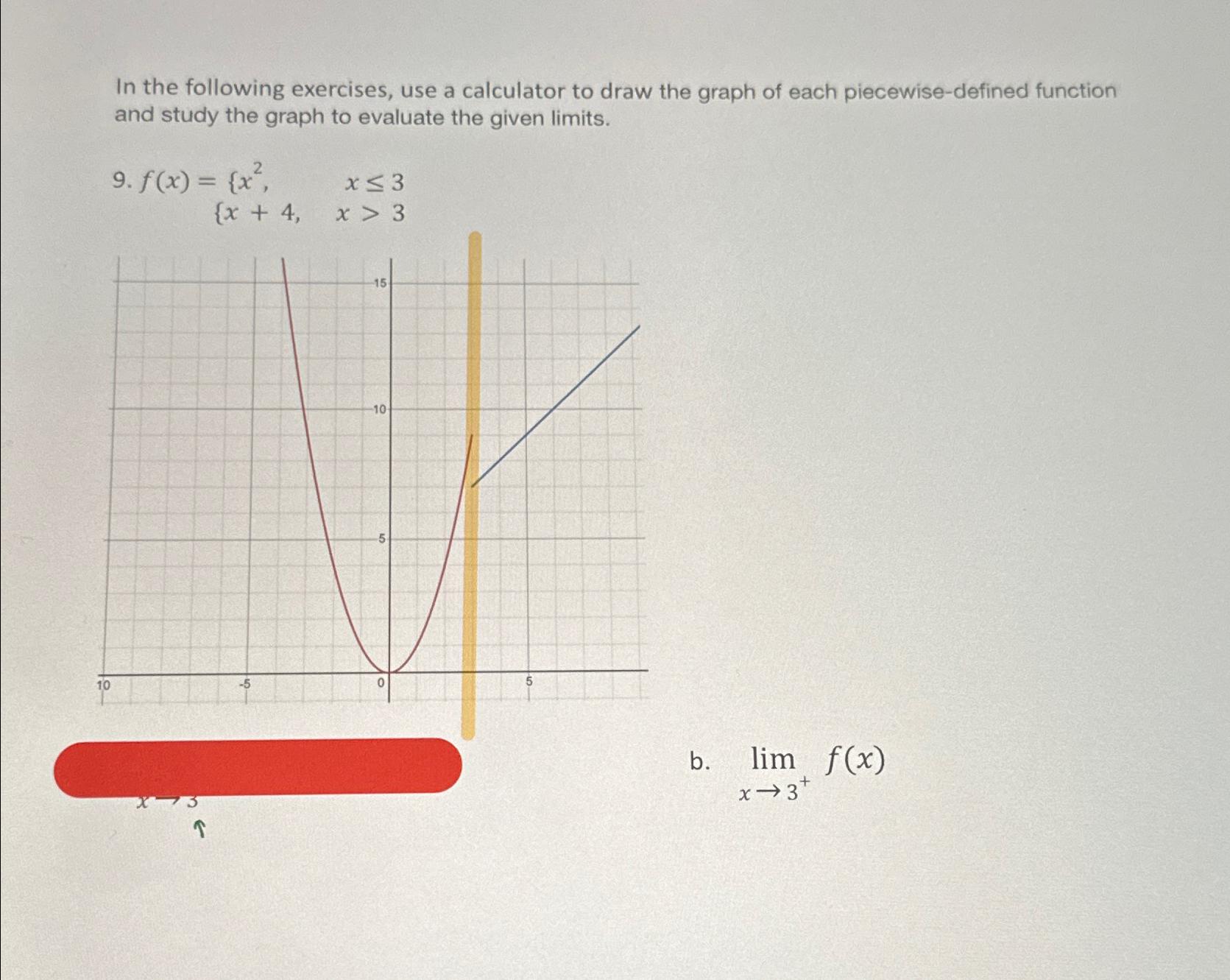 Solved In the following exercises, use a calculator to draw | Chegg.com