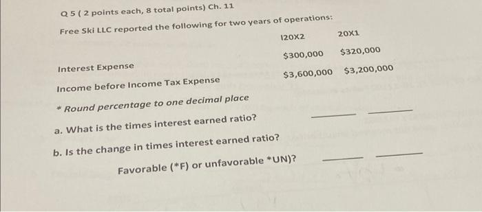 Solved Q 5 ( 2 points each, 8 total points) Ch. 11 | Chegg.com Solved Q 5 ( 2 points each, 8 total points) Ch. 11 | Chegg.com