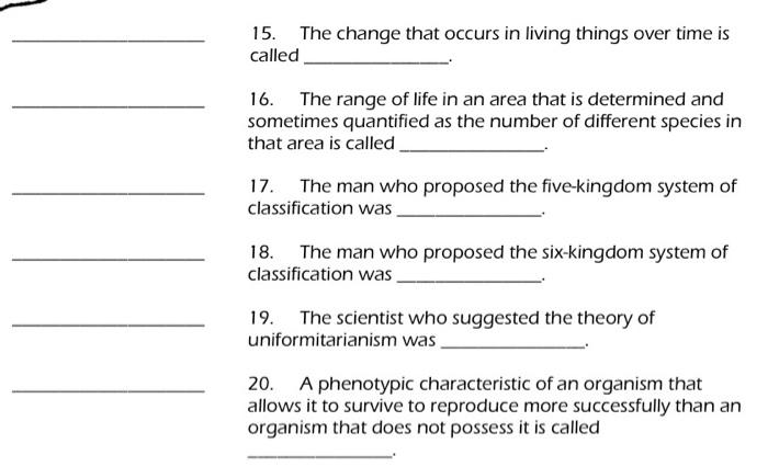 Solved Using the list below, fill in the blanks.1. The | Chegg.com