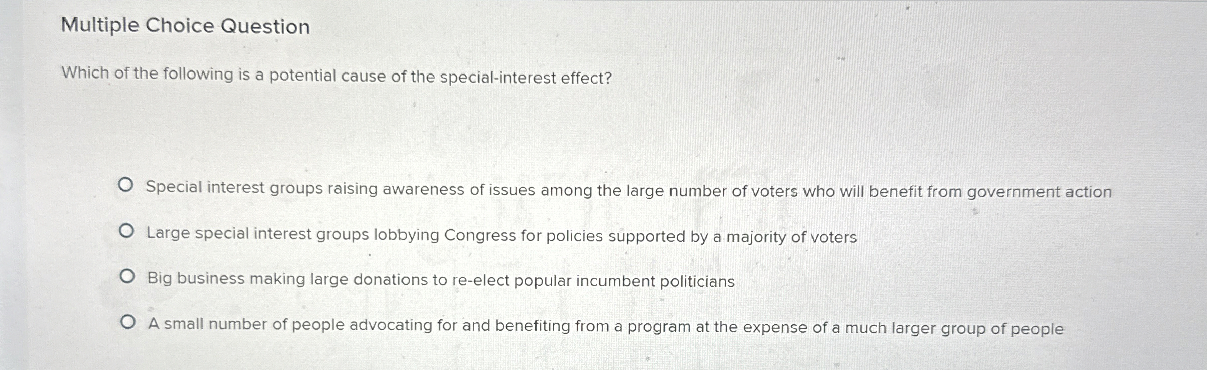 Solved Multiple Choice QuestionWhich of the following is a | Chegg.com