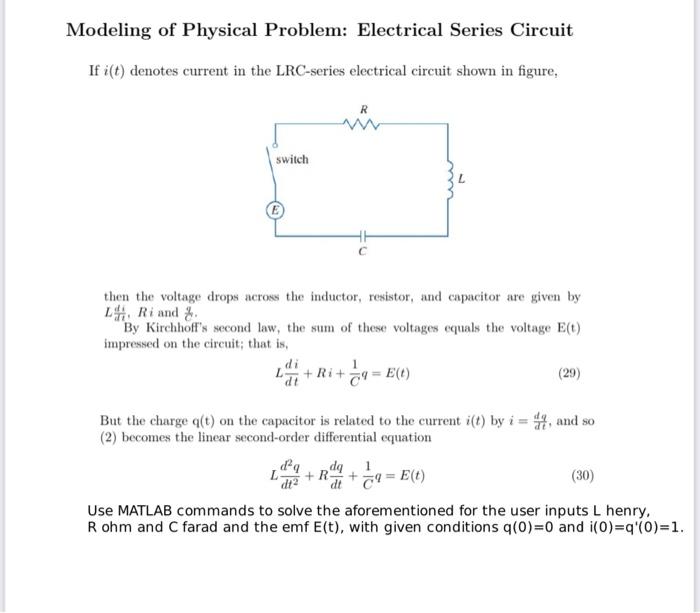 Solved solve the following question using matlab code and | Chegg.com