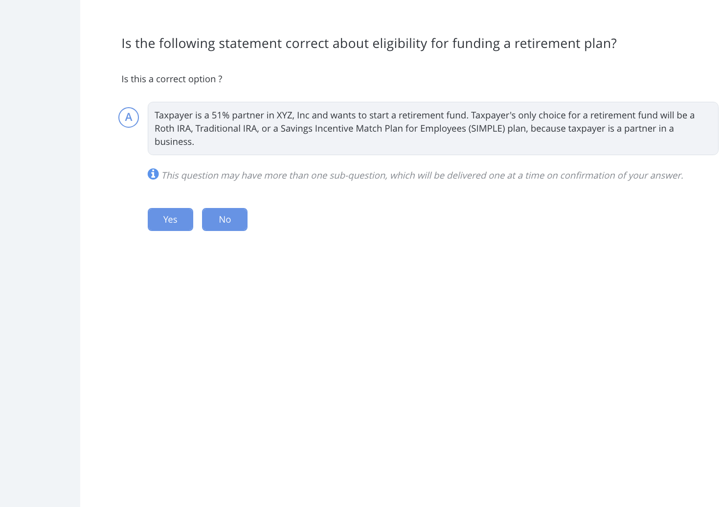 Solved Is the following statement correct about eligibility | Chegg.com
