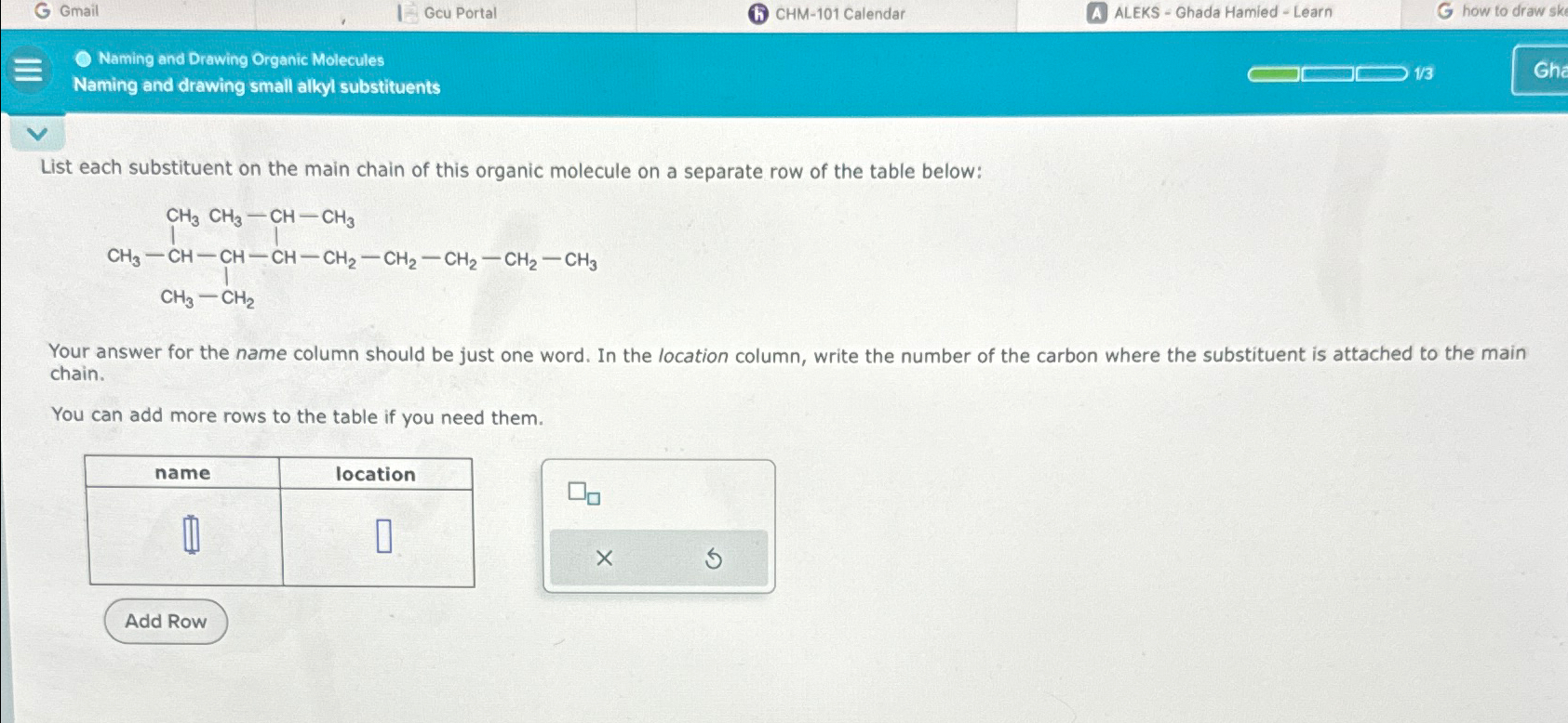 Solved Naming and Drawing Organic MoleculesNaming and | Chegg.com