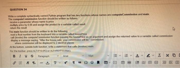 Solved Question 34 Write A Complete Syntactically Correct