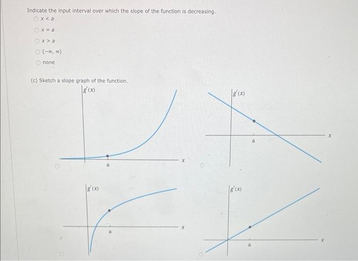 Solved Consider the following graph. 8(x) X a (a) Identify | Chegg.com