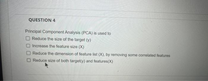 Solved Principal Component Analysis (PCA) is used to Reduce | Chegg.com