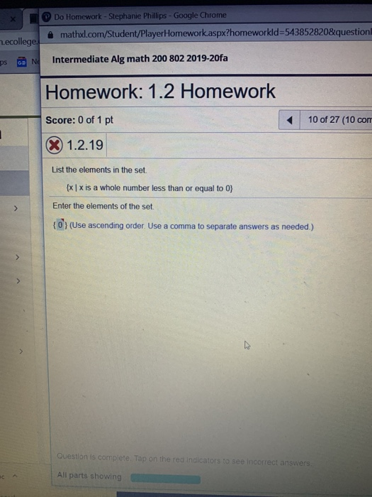 Solved Do Homework - Stephanie Phillips - Google Chrome | Chegg.com