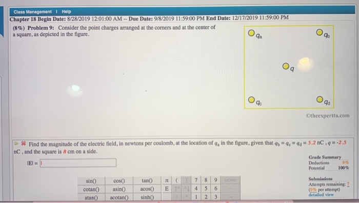 Solved Class Management | Help Chapter 18 Begin Date: | Chegg.com