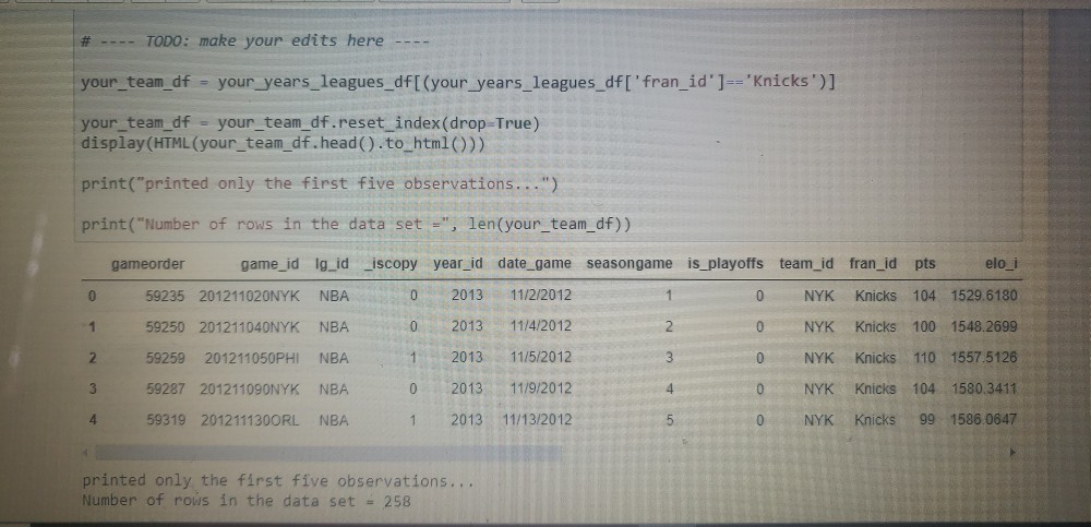 Project One: Data Visualization, Descriptive | Chegg.com