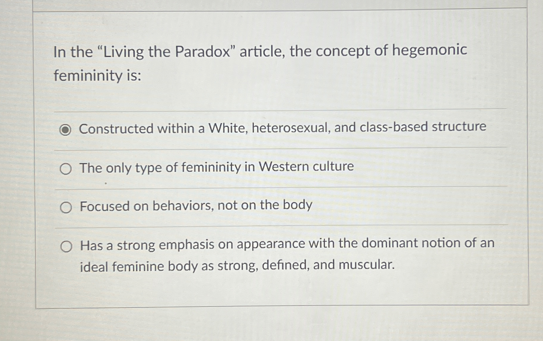 Solved In the "Living the Paradox" article, the concept of | Chegg.com