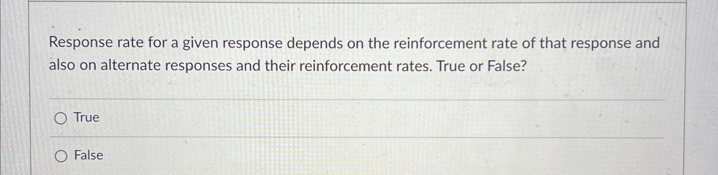 Solved Response rate for a given response depends on the | Chegg.com