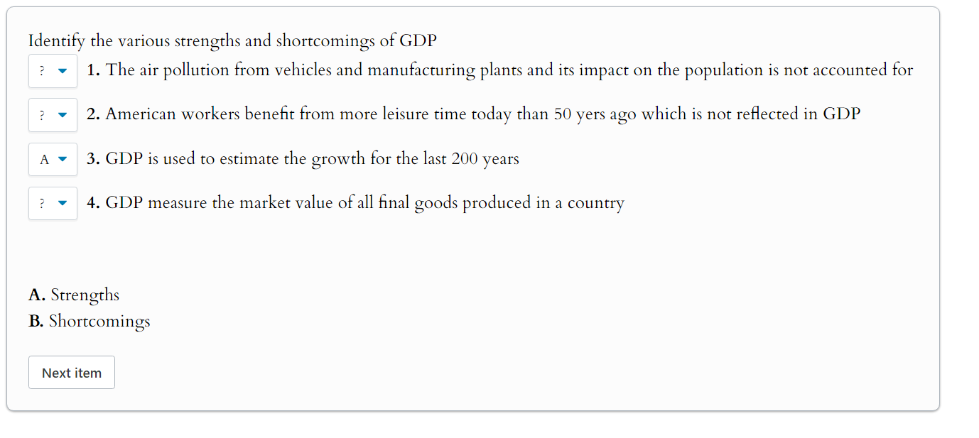 Solved Identify the various strengths and shortcomings of | Chegg.com
